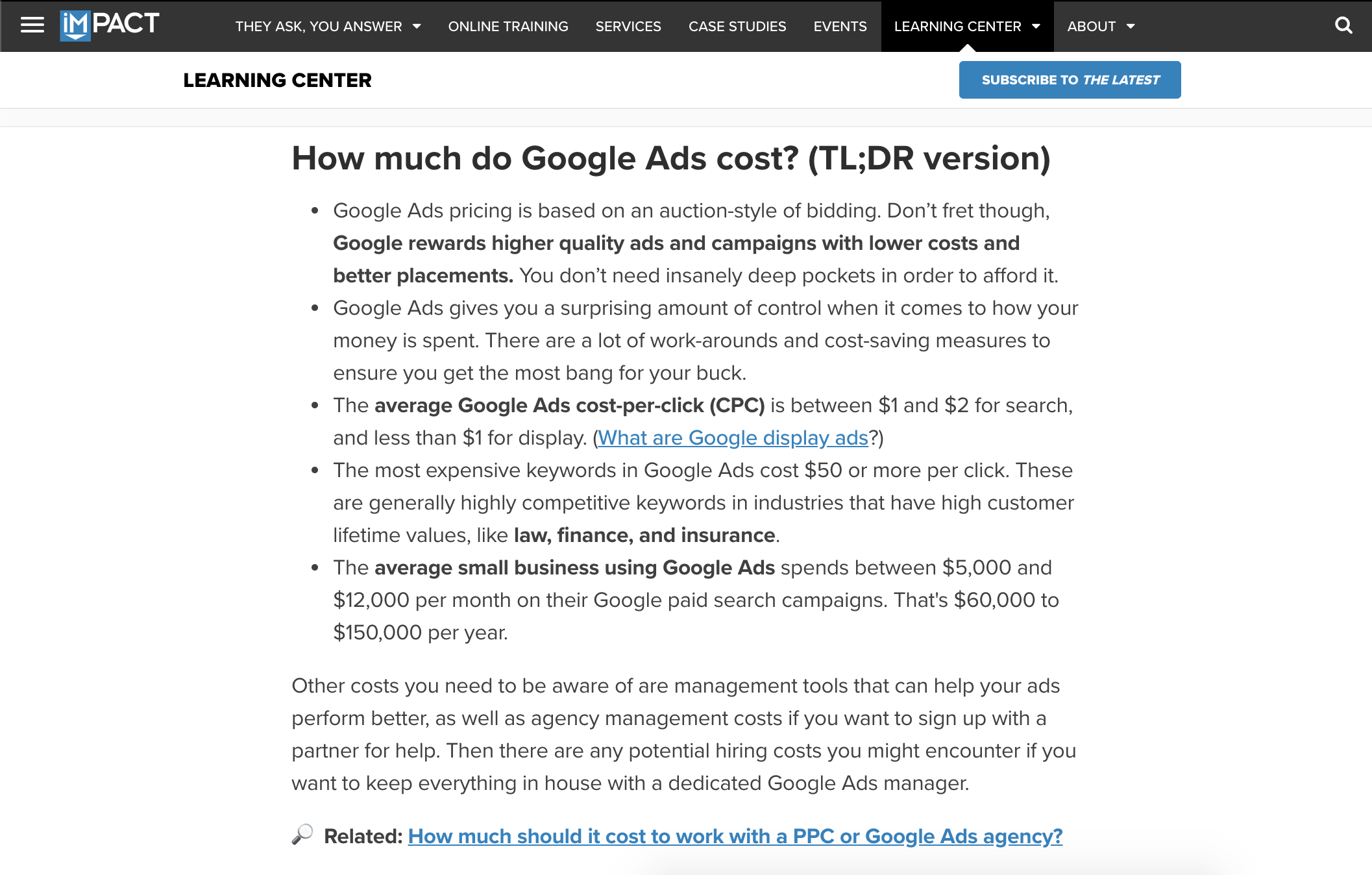 27 Best Business Blog Post Examples | IMPACT